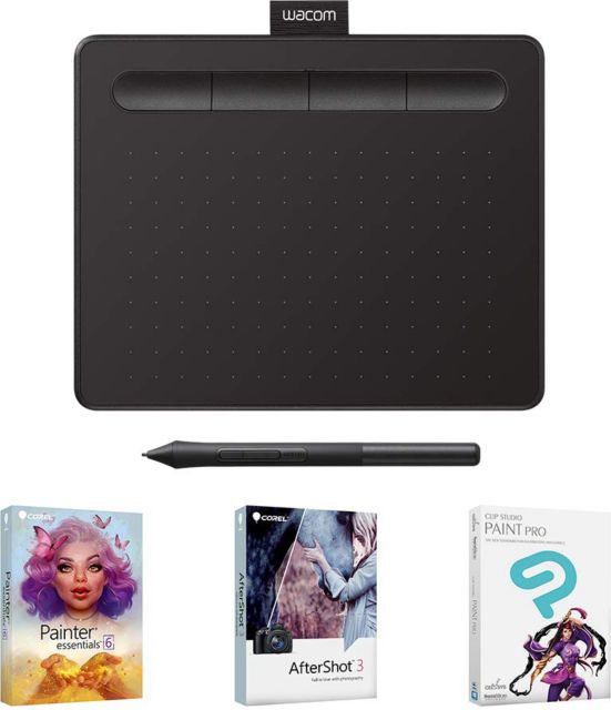 Wacom Intuos S CTL-4100 Graphics Tablet Small - ONLINE ONLY | WACOM ...